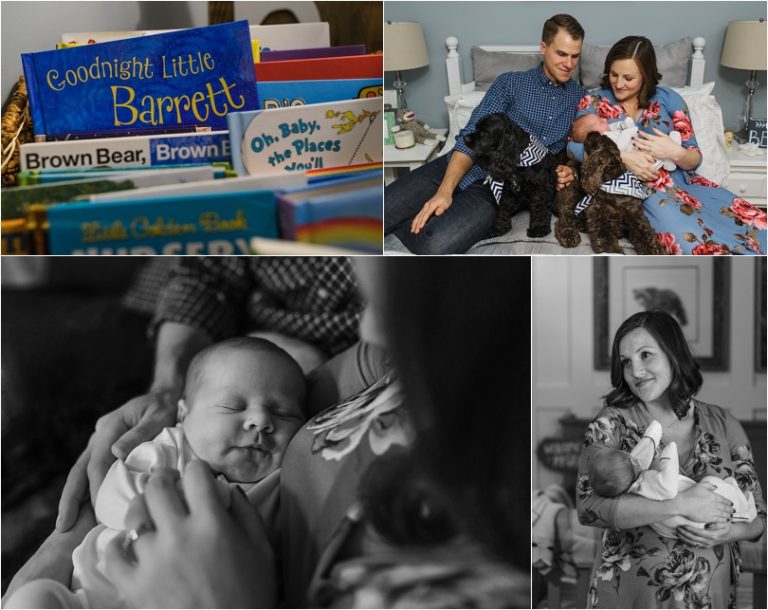 Home Newborn Session with Baby Barrett